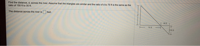 Solved Find the distance, d, across the river. Assume that | Chegg.com
