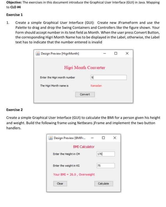 Solved Objective: The exercises in this document introduce | Chegg.com
