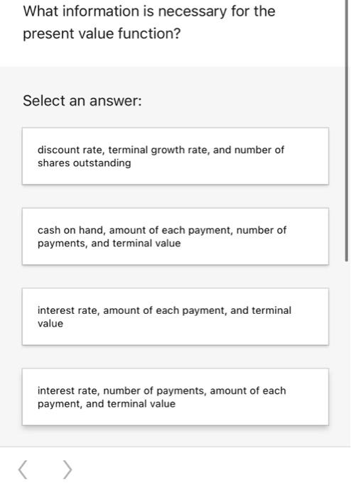 solved-what-information-is-necessary-for-the-present-value-chegg
