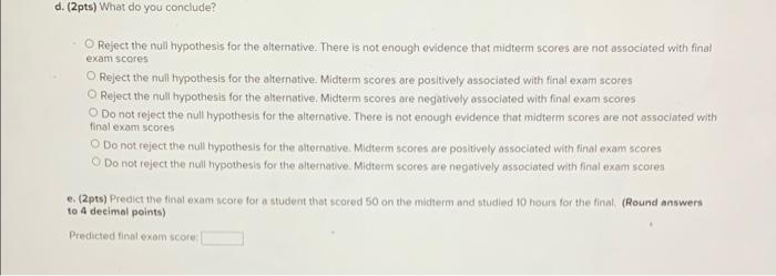 Solved Call: Tm(formula - Final - Midterm + Hours) | Chegg.com
