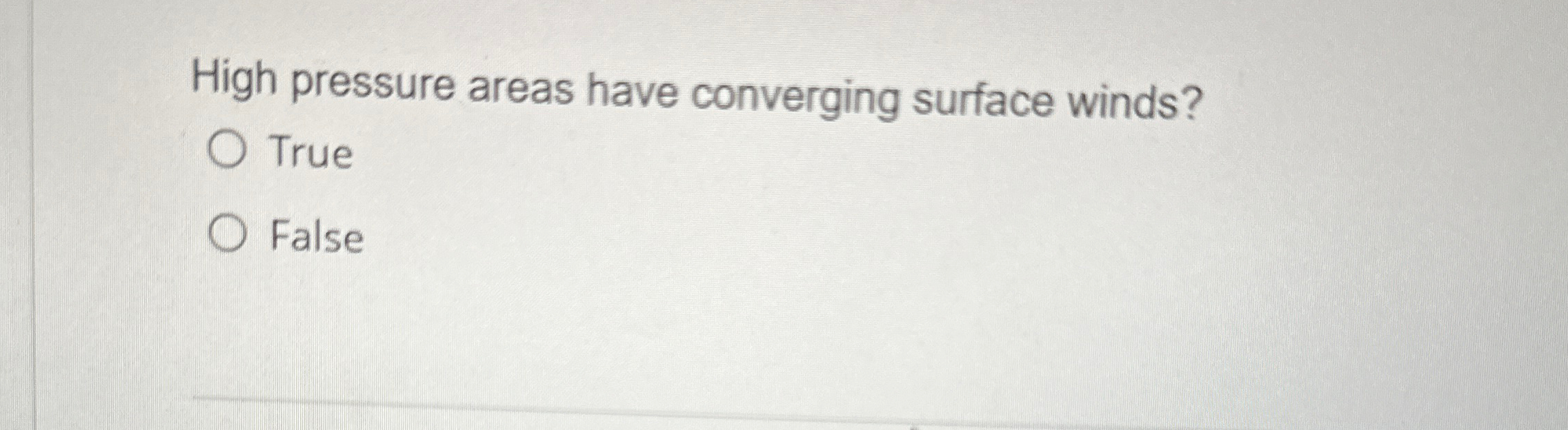 High pressure areas have converging surface | Chegg.com