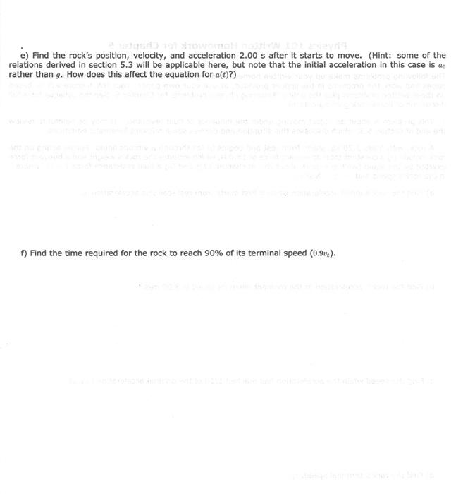 Solved 1. This problem is about an object moving under the | Chegg.com