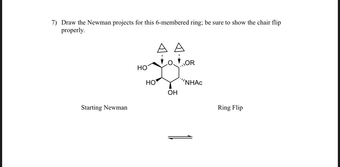 Solved (Please draw them)Draw the Newman projects for this | Chegg.com