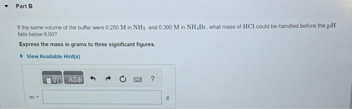 Solved A 130.0−mL buffer solution is 0.105M in NH3 and | Chegg.com