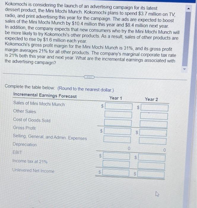 [Solved]: Kokomochi is considering the launch of an adverti