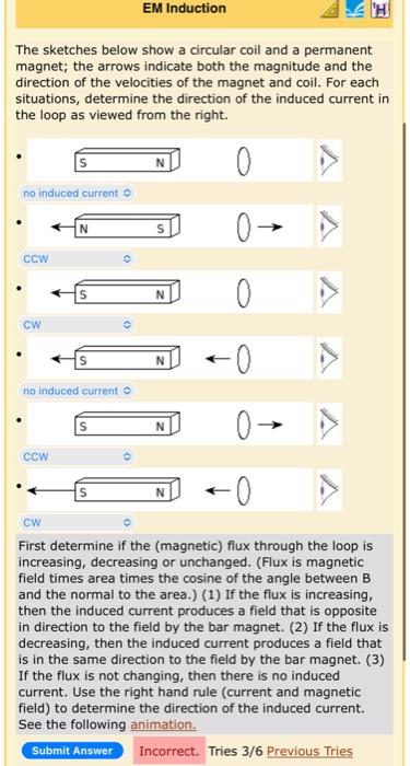 Solved answer choices are CW (Clockwise)CCW (Counter | Chegg.com