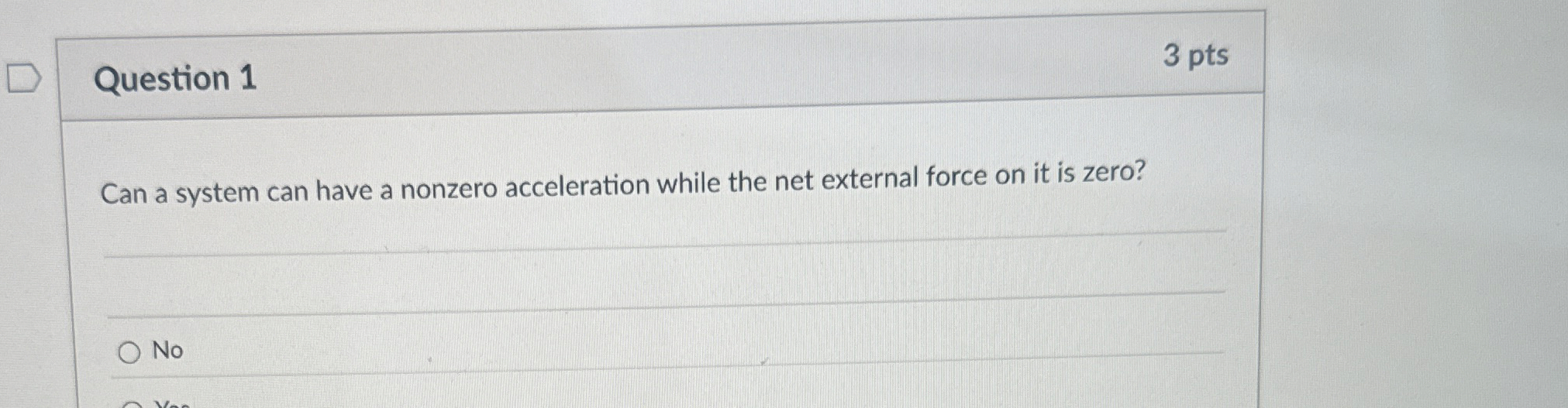 Solved Question 1Can a system can have a nonzero | Chegg.com