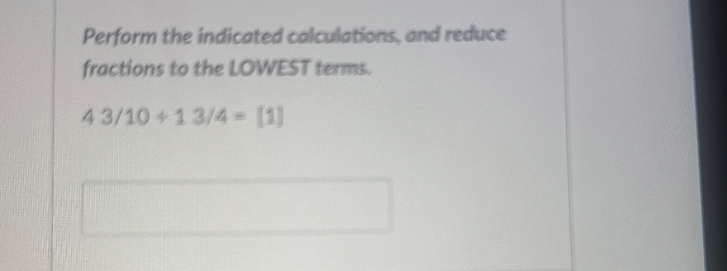 Perform the indicated calculations, and reduce | Chegg.com