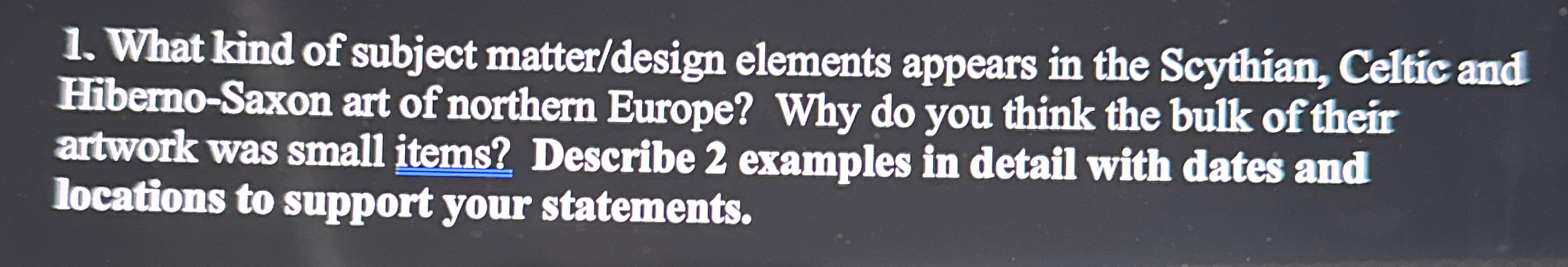 What kind of subject matter/design elements appears | Chegg.com