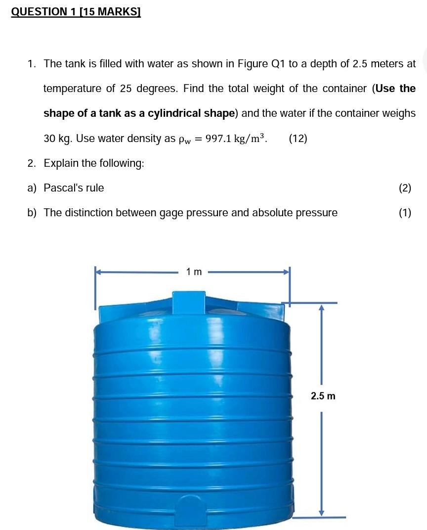 Solved 1 The Tank Is Filled With Water As Shown In Figure Chegg solved-1-the-tank-is-filled-with-water-as-shown-in-figure-chegg