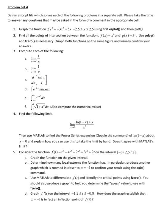 Solved could you please do it on the matlab software amd | Chegg.com