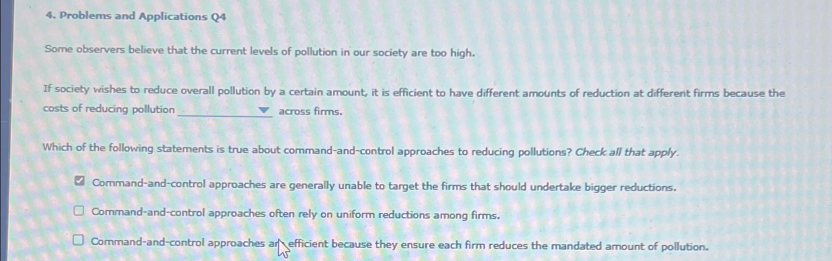 Solved Problems and Applications Q4Some observers believe | Chegg.com