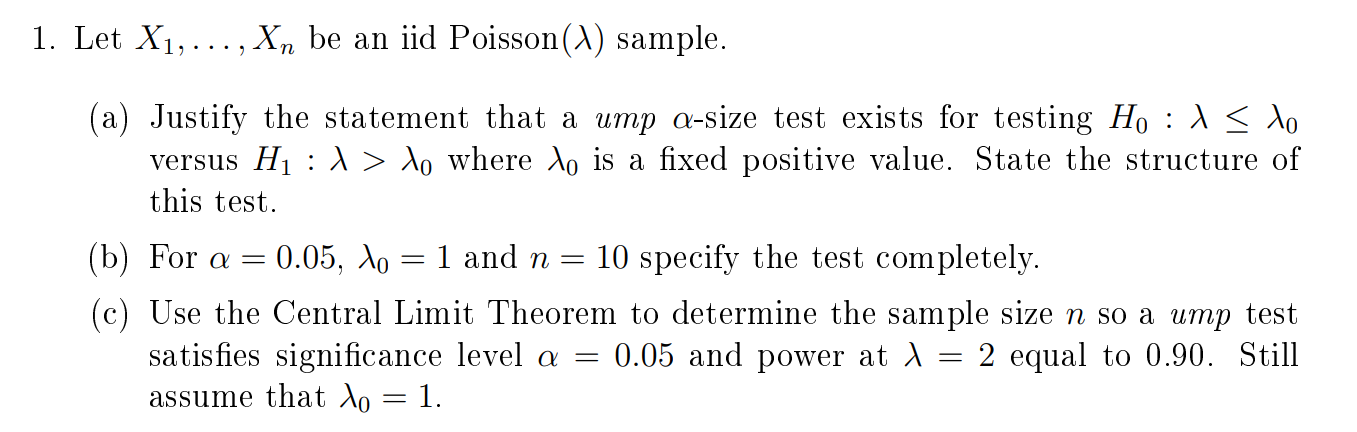 Solved Let x_(1),dots,x_(n) ﻿be an iid random sample from a | Chegg.com
