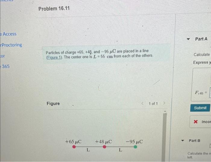 Solved Calculate the net force on the left charge due to the | Chegg.com
