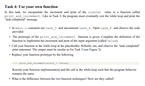 Solved Task 4: Use your own functionIn this task, we | Chegg.com