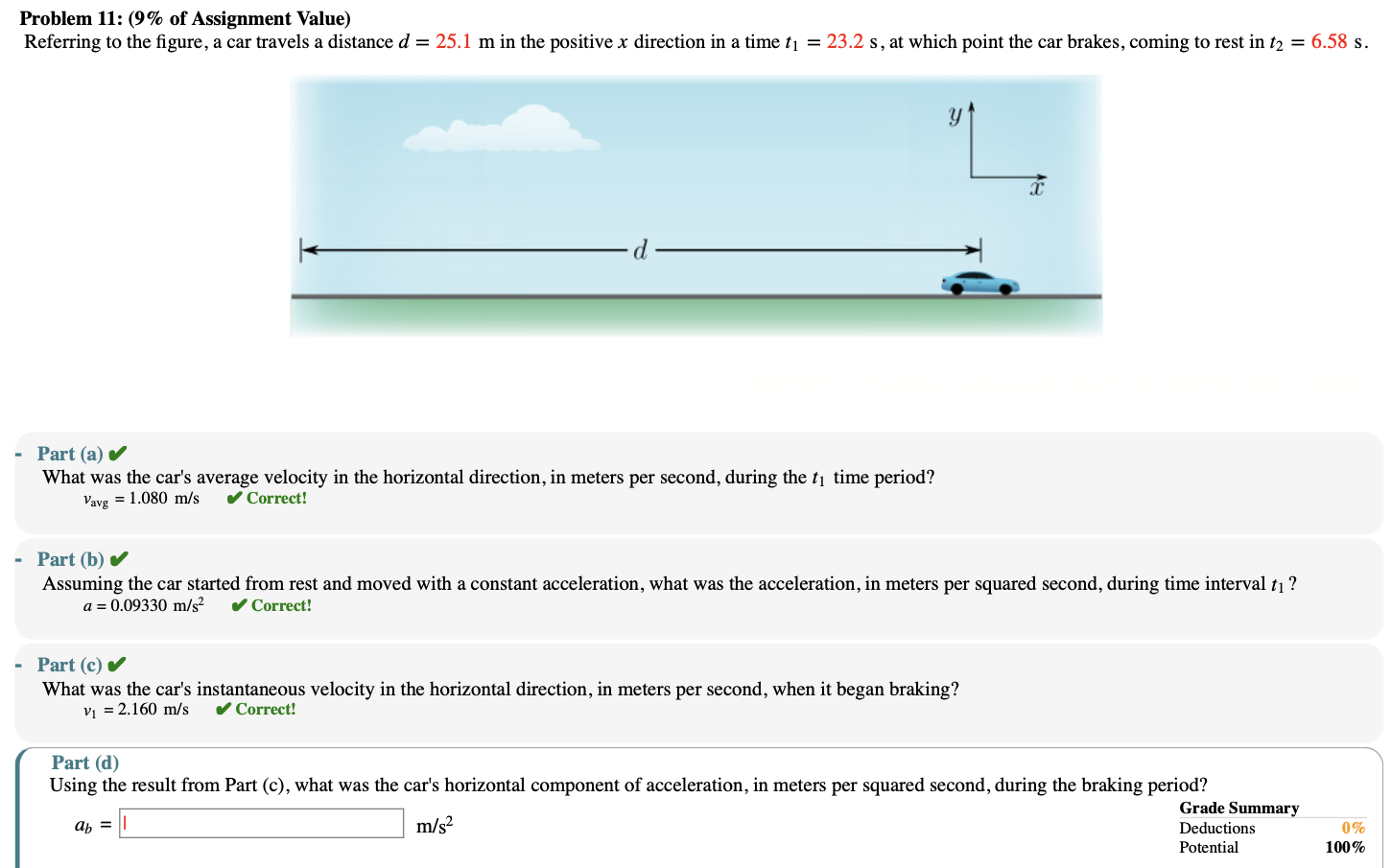 Solved Problem 11: (9% of ﻿Assignment Value)Referring to | Chegg.com