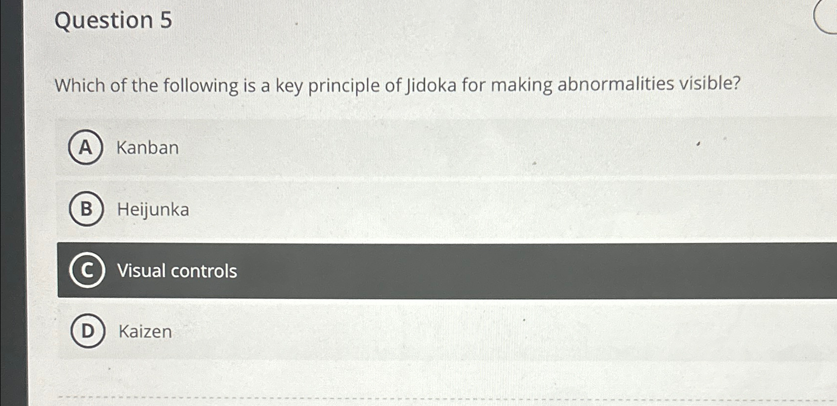 Solved Question 5Which of the following is a key principle | Chegg.com
