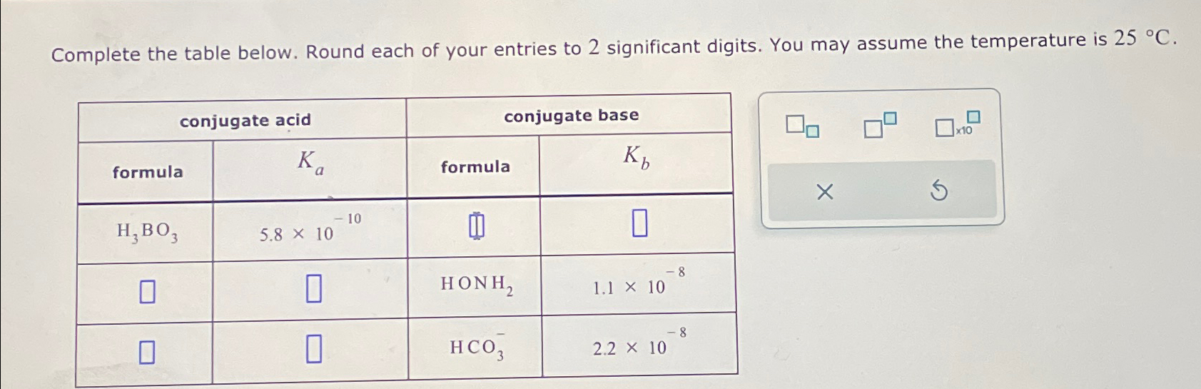 Solved Complete the table below. Round each of your entries | Chegg.com
