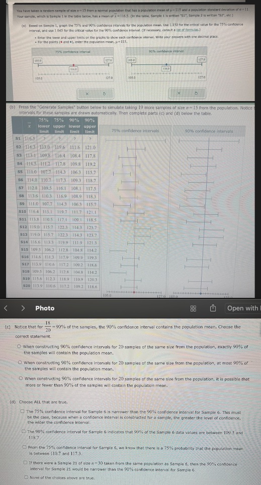Solved Yeur sample, wich o Sample 1 ﻿in the tabie belom, has | Chegg.com
