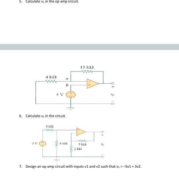 Solved Operational Amplifier (OP-AMP) Problems: 1. A 741 op | Chegg.com
