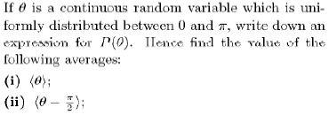 Solved If theta is a continuous random variable which is | Chegg.com