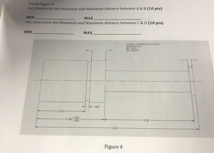 Solved Using Figure 4: 4a) Determine the Minimum and Maximum | Chegg.com