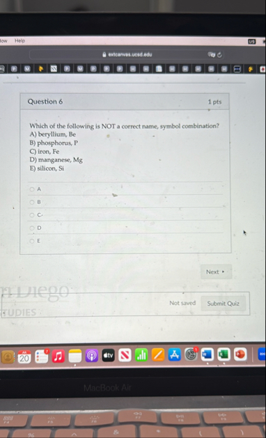 Solved lowHelpextcanvas ucsidedaQuestion 61 ﻿ptsWhich of the | Chegg.com