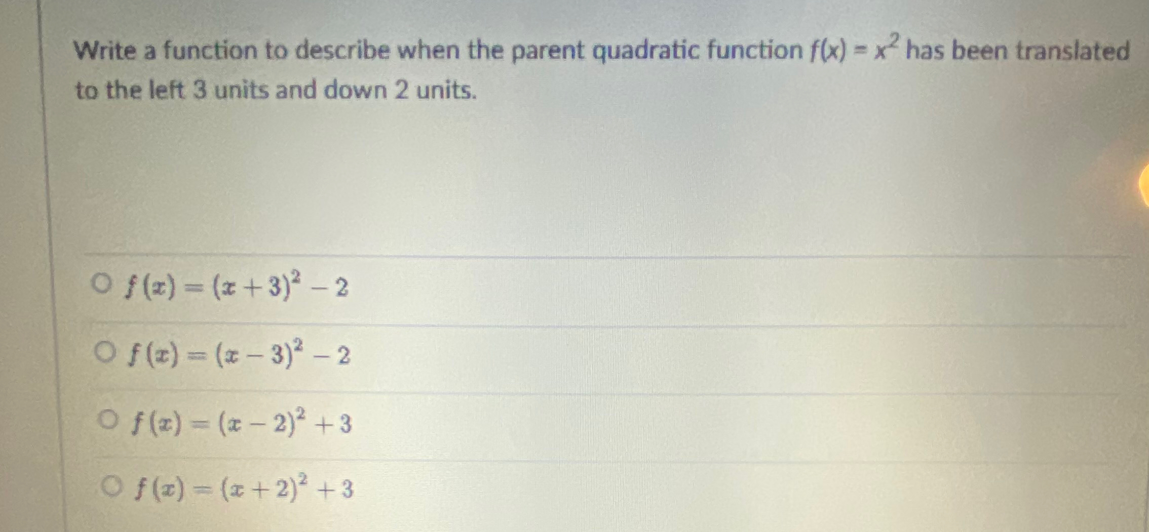 Solved Write a function to describe when the parent | Chegg.com