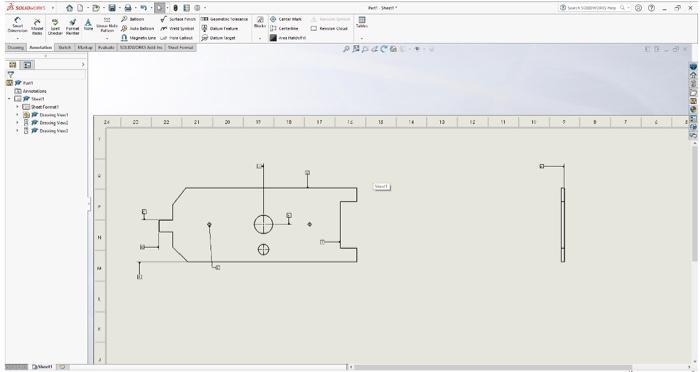 Solved Laboratory 9: APPLYING DATUM FEATURE SYMBOLS | Chegg.com