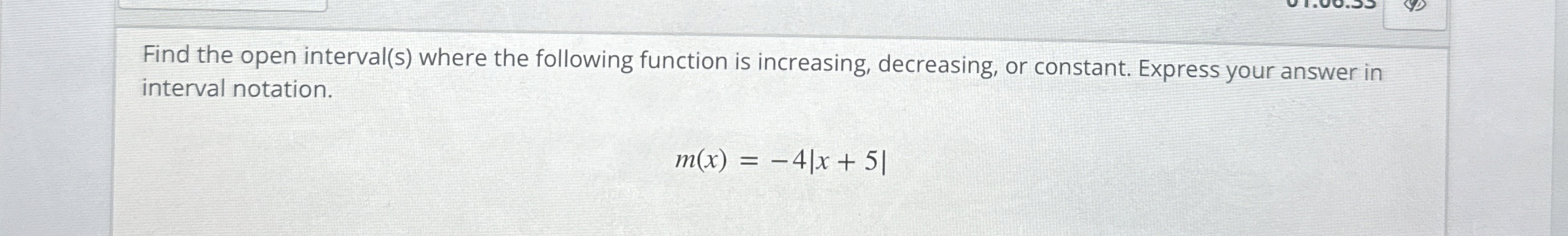 Solved Find the open interval(s) ﻿where the following | Chegg.com