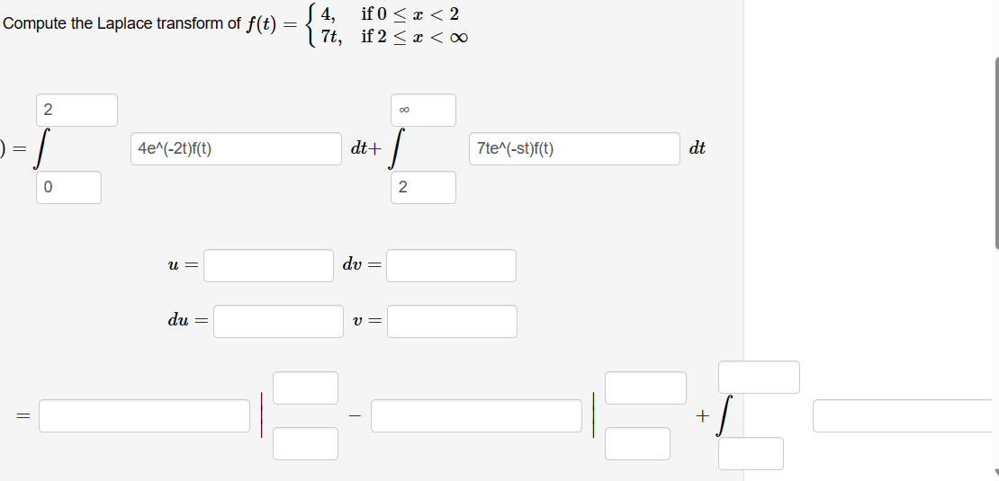 Solved Compute the Laplace transform of | Chegg.com