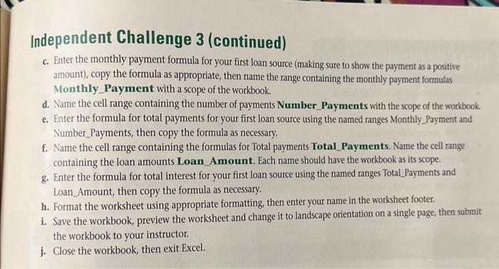 Solved Independent Challenge 3 The occupational therapy | Chegg.com