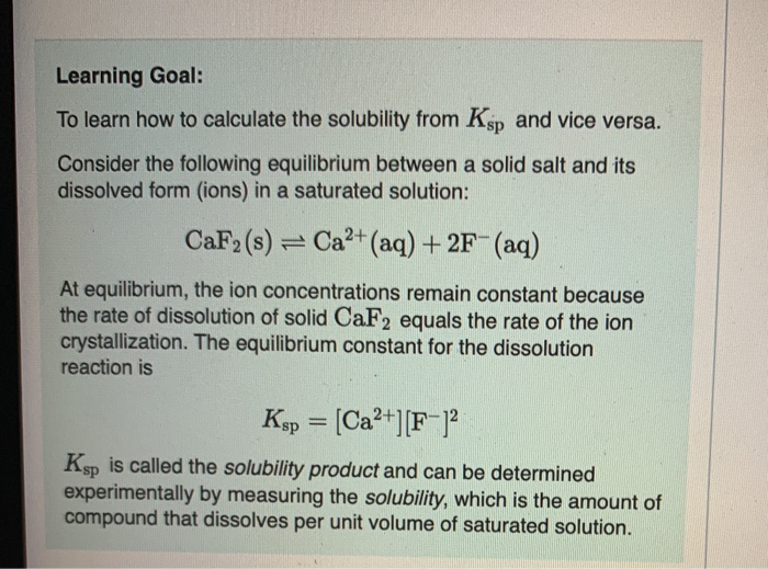 Solved Part A:A saturated solution of barium fluoride, BaF2, | Chegg.com