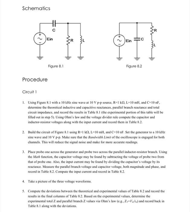 Solved Series-Parallel R, L, C Circuits Objective This | Chegg.com Solved Series-Parallel R, L, C Circuits Objective This | Chegg.com