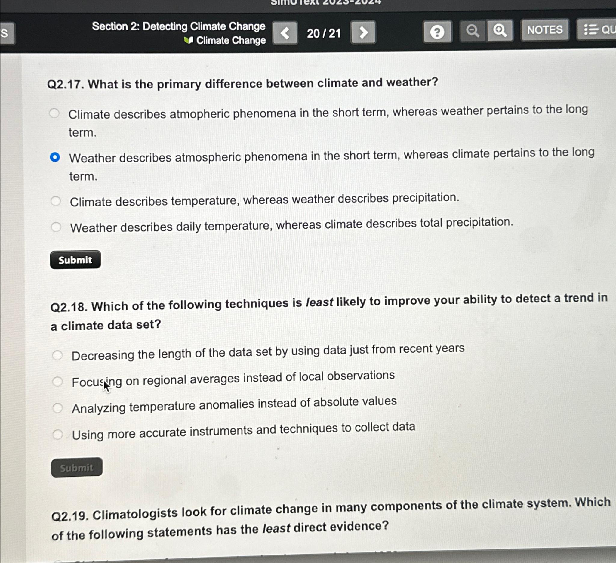 Solved Q2.17. ﻿What is the primary difference between | Chegg.com
