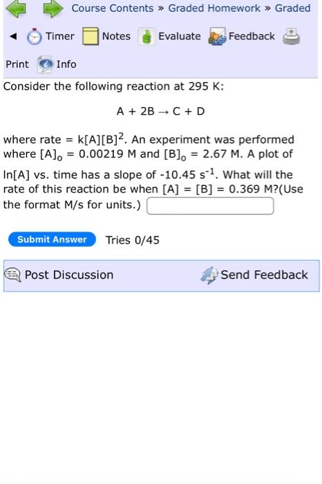 Solved Course Contents » Graded Homework » Graded ( ) Timer | Chegg.com