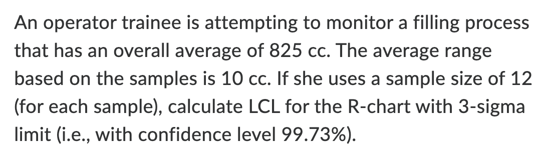 Solved An operator trainee is attempting to monitor a | Chegg.com