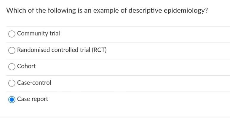 Solved Which of the following is an example of descriptive | Chegg.com