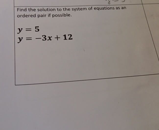 Solved Find the solution to the system of equations as an | Chegg.com