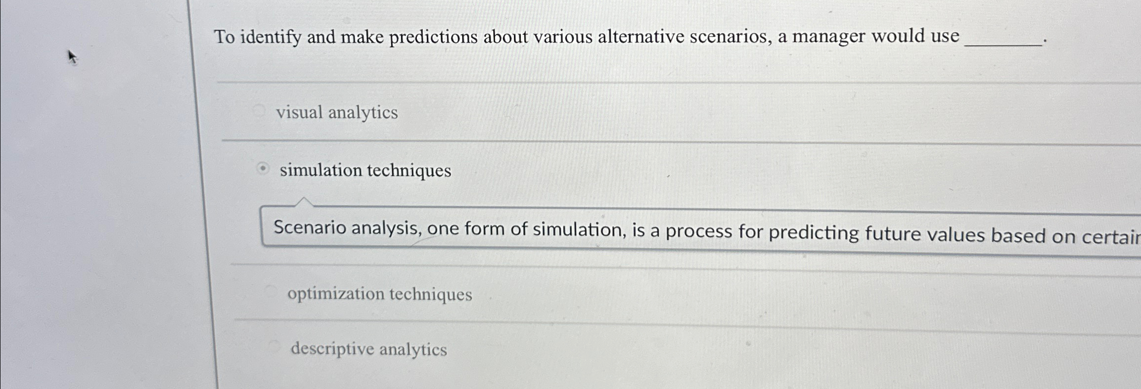 Solved To identify and make predictions about various | Chegg.com