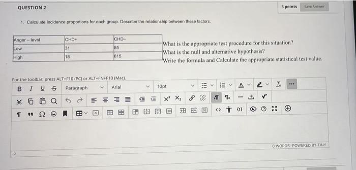 Solved 1. Calculate incidence proportions for each greup. | Chegg.com
