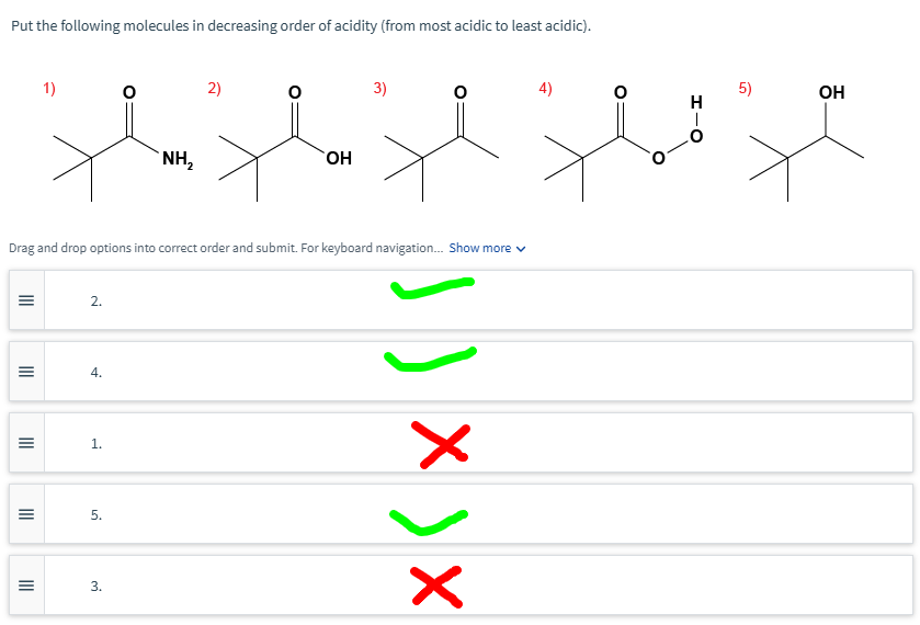 Solved Put the following molecules in decreasing order of | Chegg.com