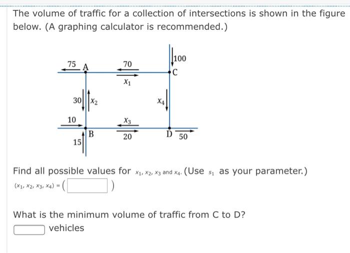 Solved The volume of traffic for a collection of | Chegg.com