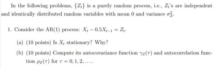 Solved In the following problems, {27} is a purely random | Chegg.com
