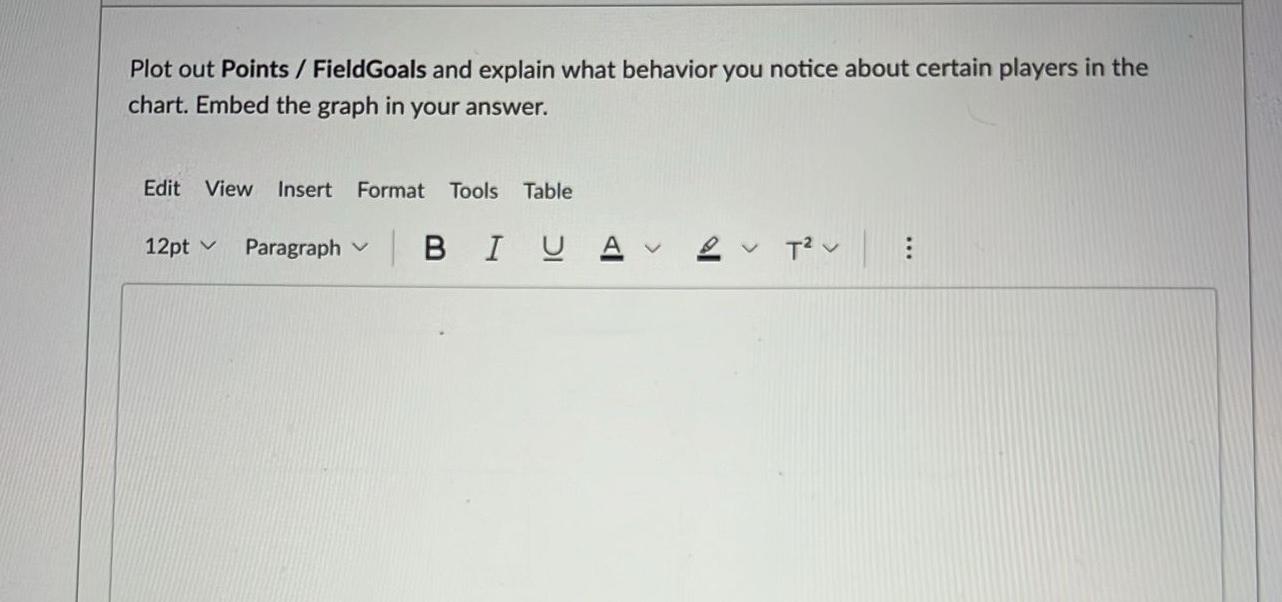 Solved VISUALIZING AND ANALYZING NBA DAIA myplot