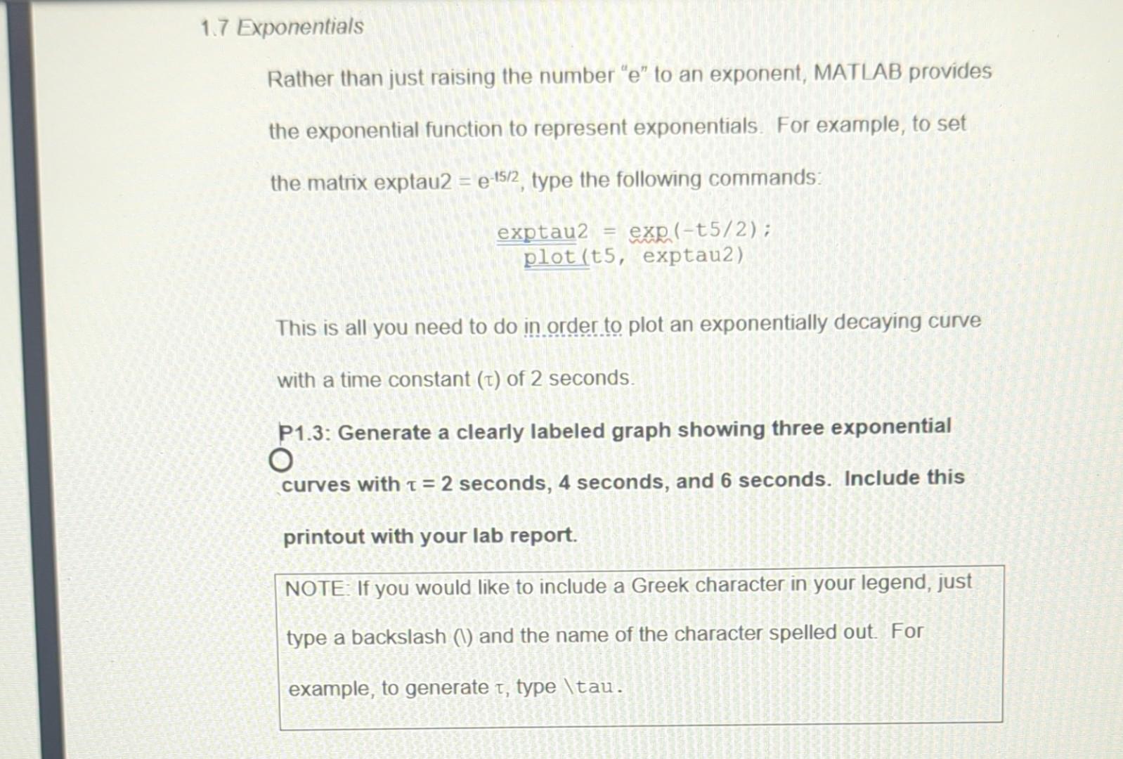 Solved Answer The Question On Matlab Find The Answer And 