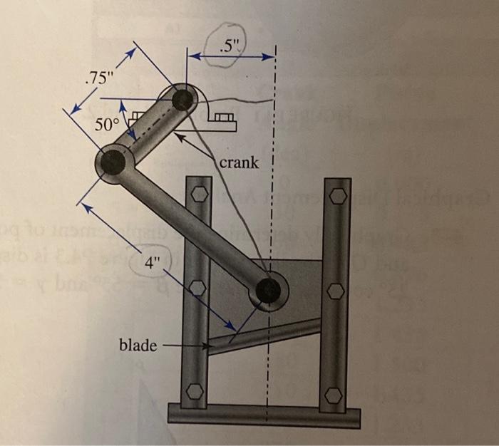 Solved 4–71. For the shearing mechanism shown in Figure | Chegg.com