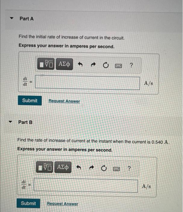 Solved An inductor with an inductance of 2.80H and a | Chegg.com