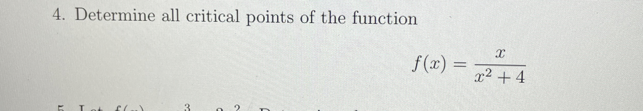 Solved Determine all critical points of the | Chegg.com