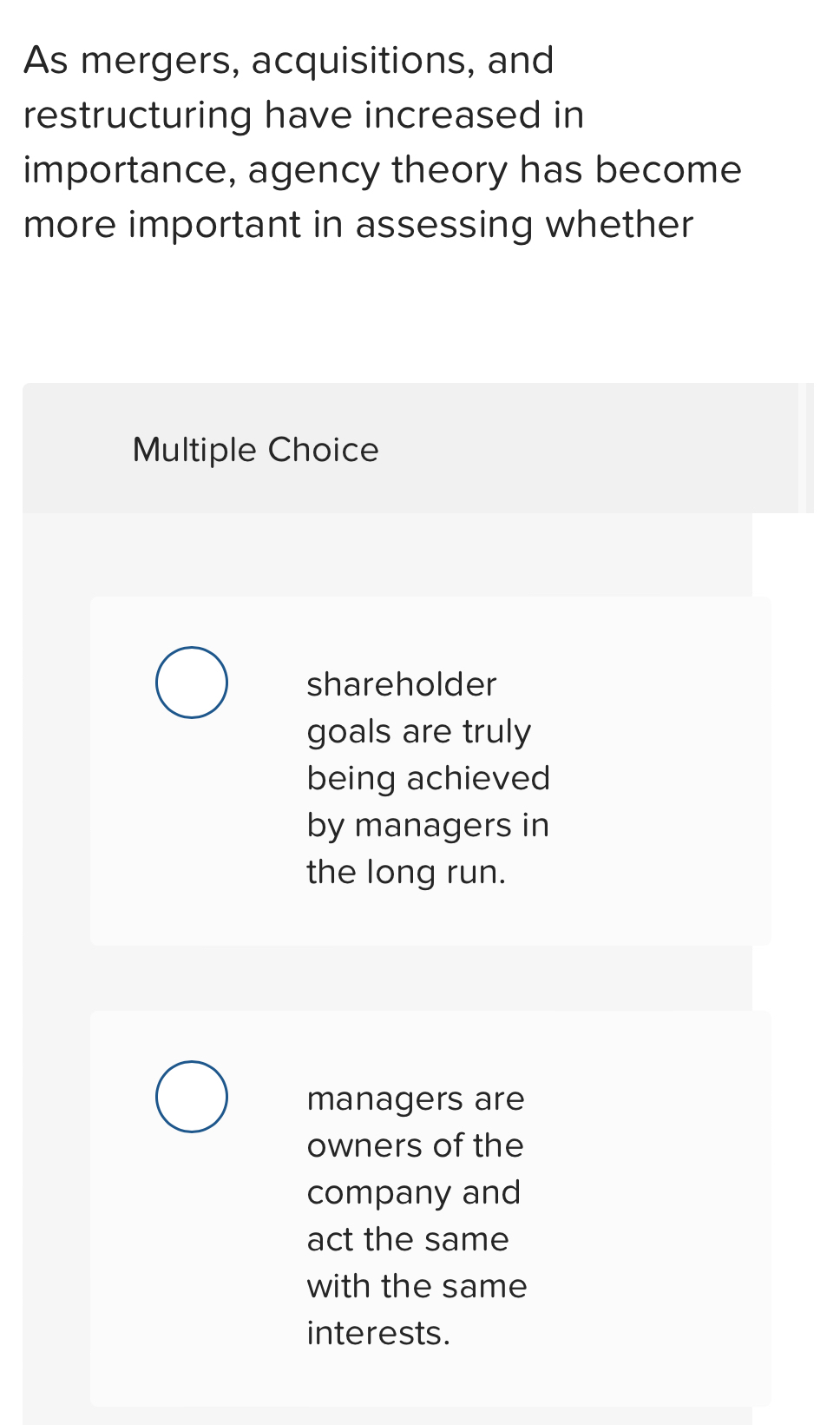 Solved As mergers, acquisitions, and restructuring have | Chegg.com